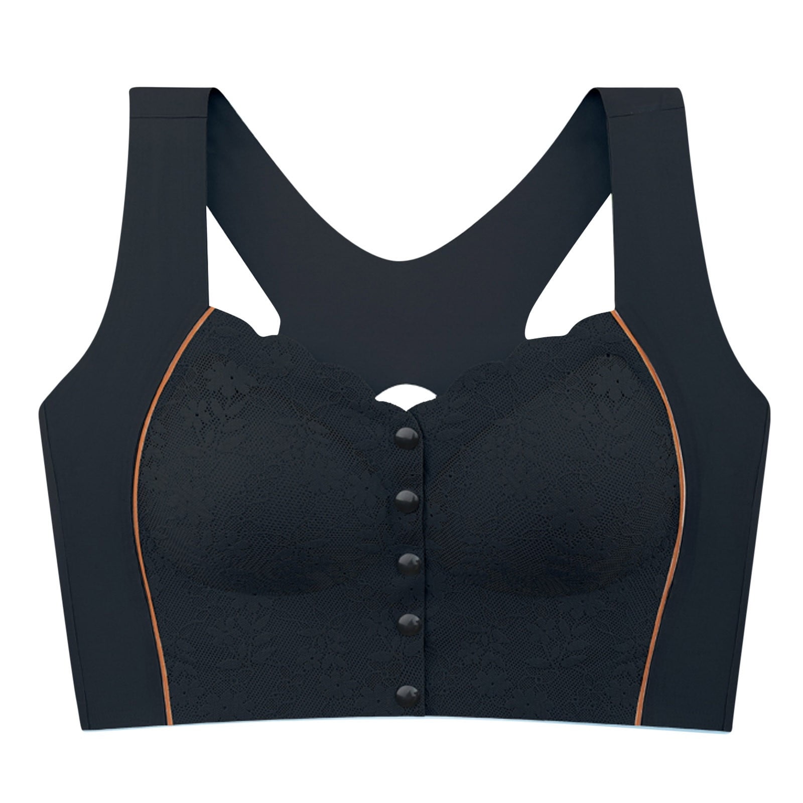 Arlun,Seamless Bras for Women No Underwire Button Front Closure Bras ...