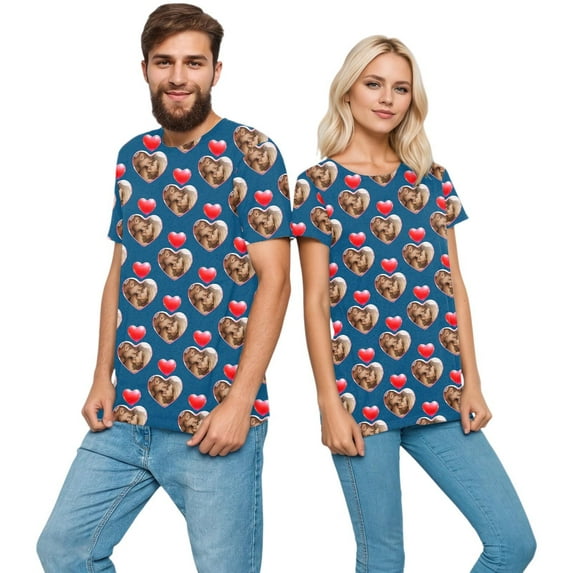 Arlun Valentine's Day T Shirts for Couples Matching Fashion DIY Graphic ...