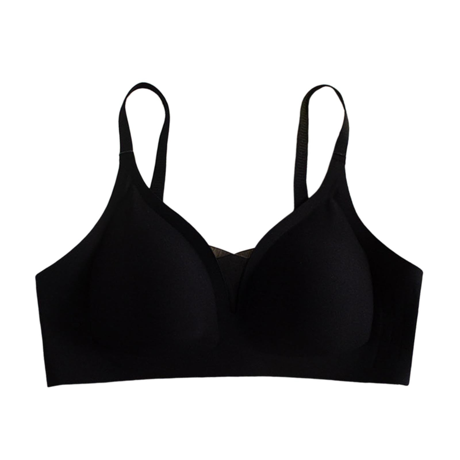Arlun,Women's Deep V Wireless Bras Mesh Lace V Push up Smooth Seamless ...