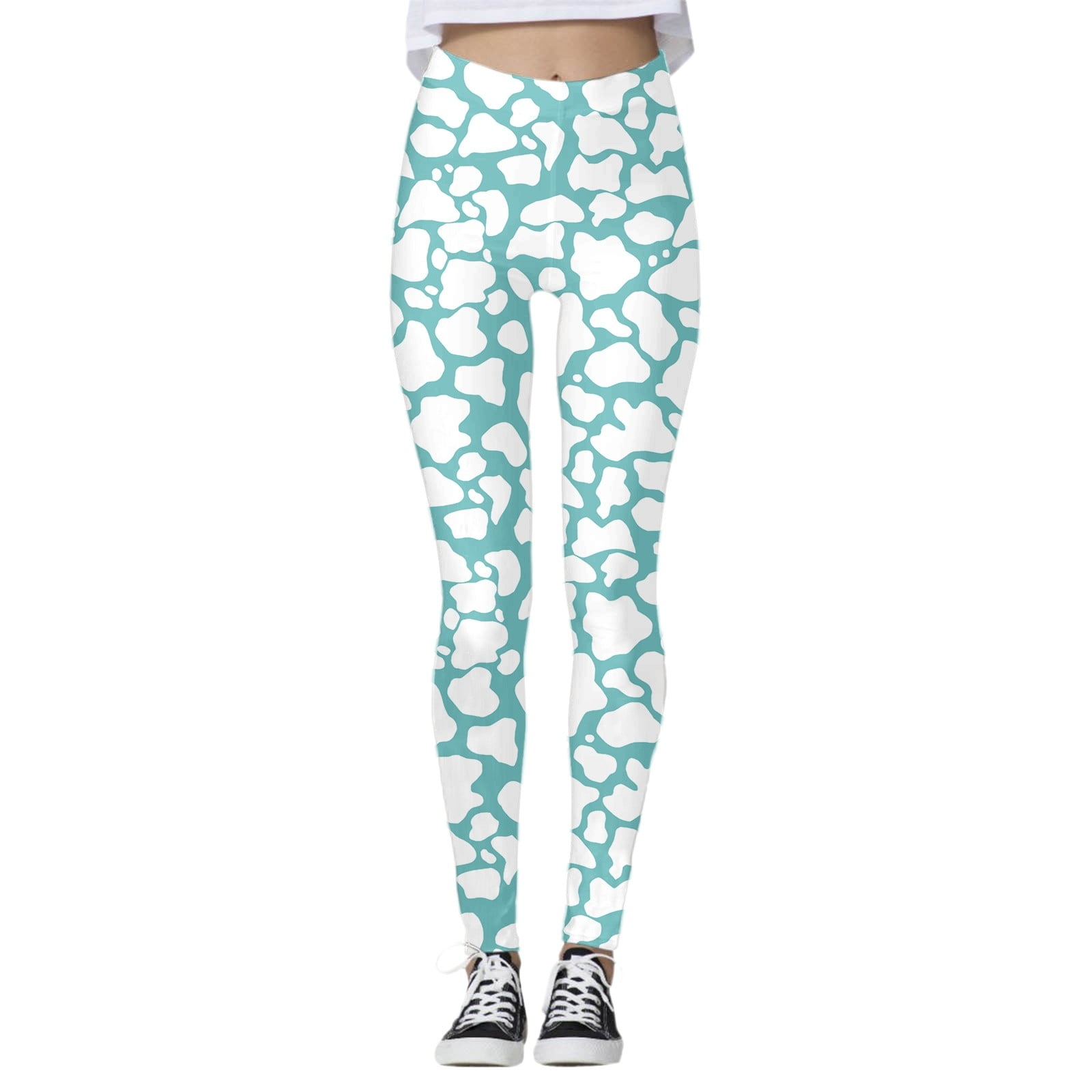 Arlun,Women's Plus Size Leopard Printed Stretchy Pants Trendy High ...