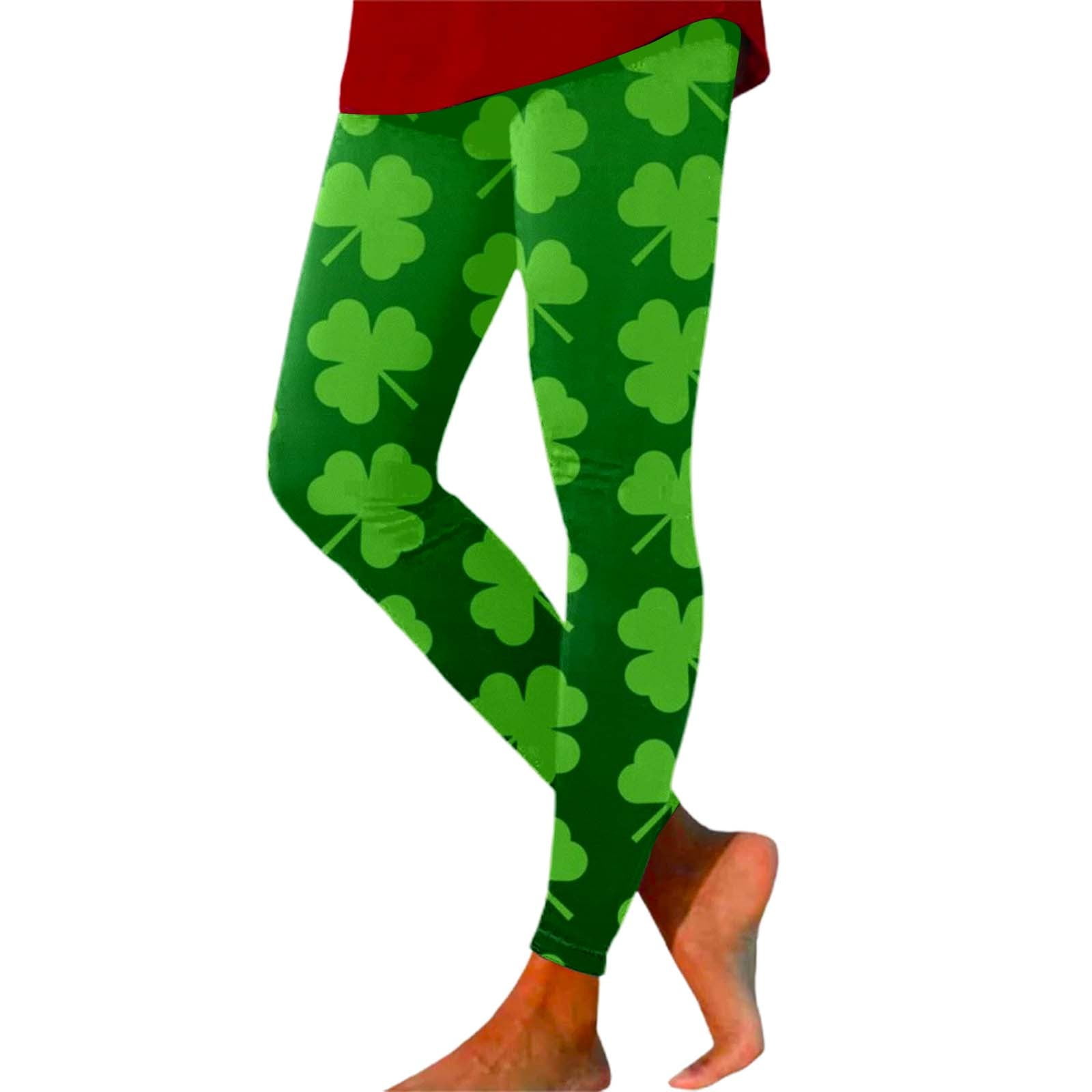 Arlun Women's St. Patrick's Day Printed Leggings Stretchy High Waisted ...