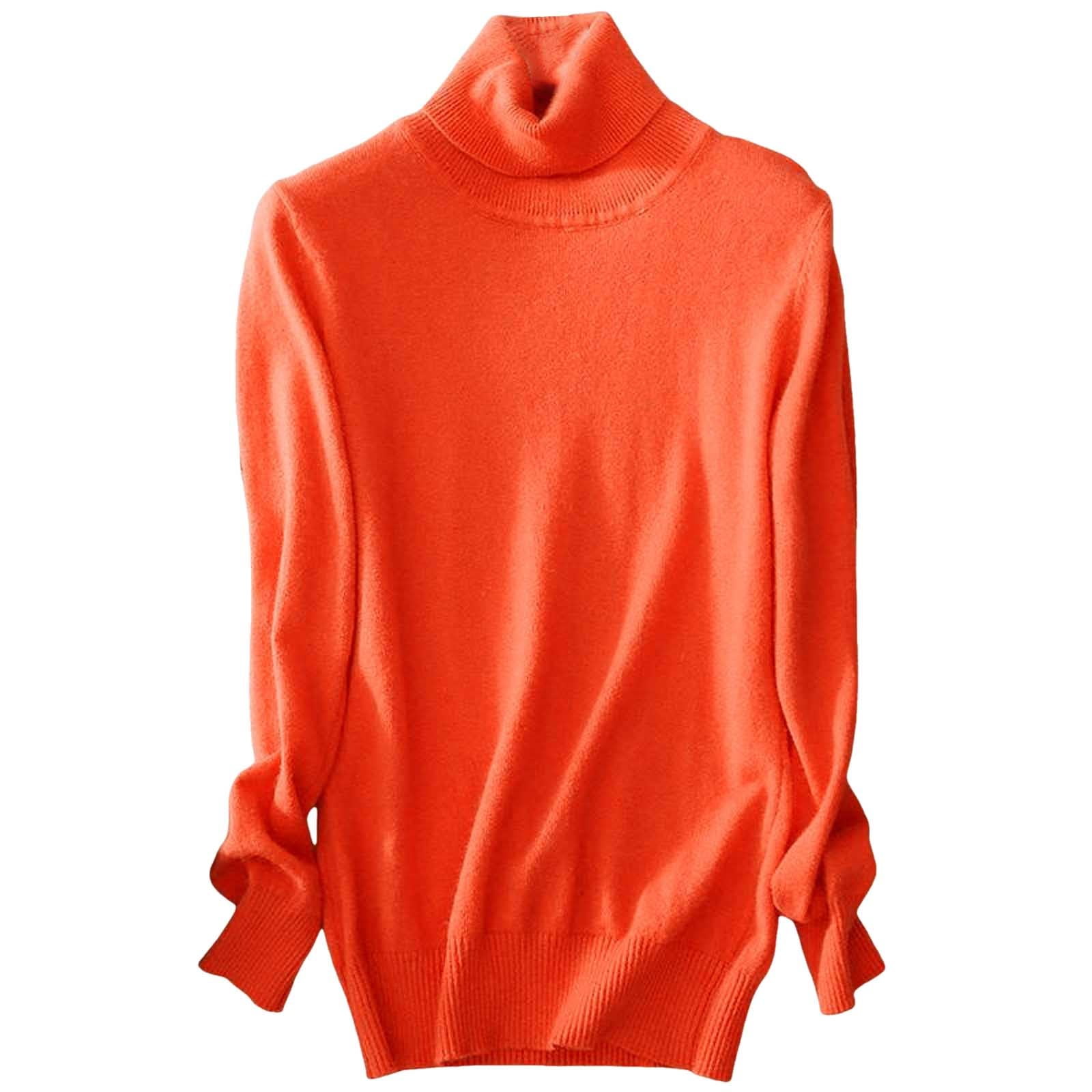 Arlun Womens' Turtleneck Knit Sweaters Trendy Solid Color Soft ...