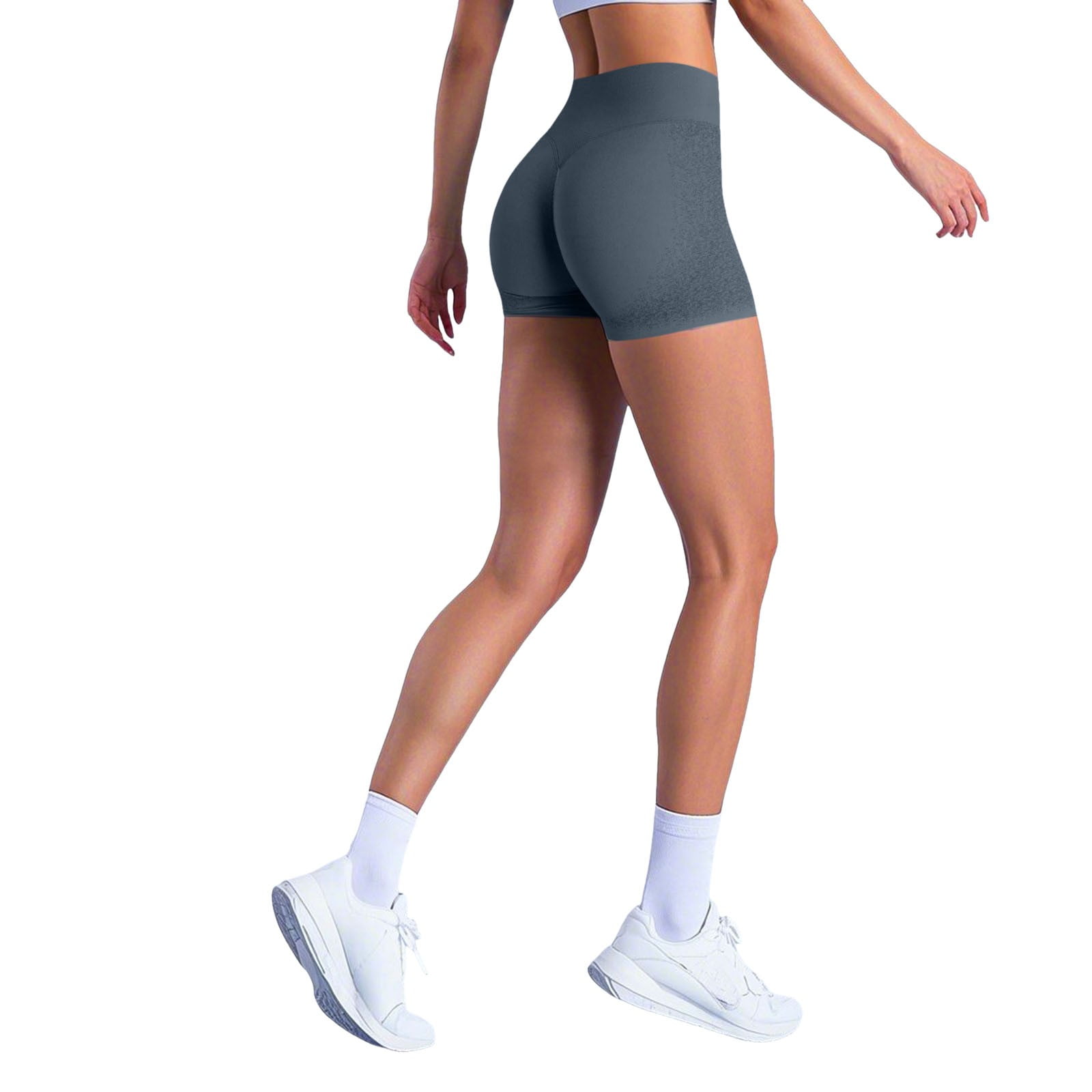 Arlun Workout Shorts for Women High Waisted Tummy Control Gym Shorts ...