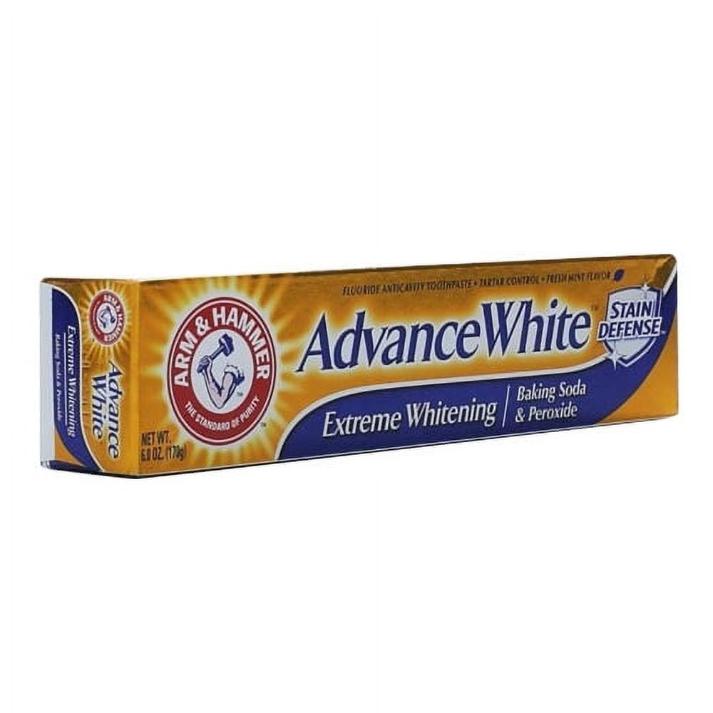 Arm And Hammer Advance White Baking Soda And Peroxide Tartar Control ...
