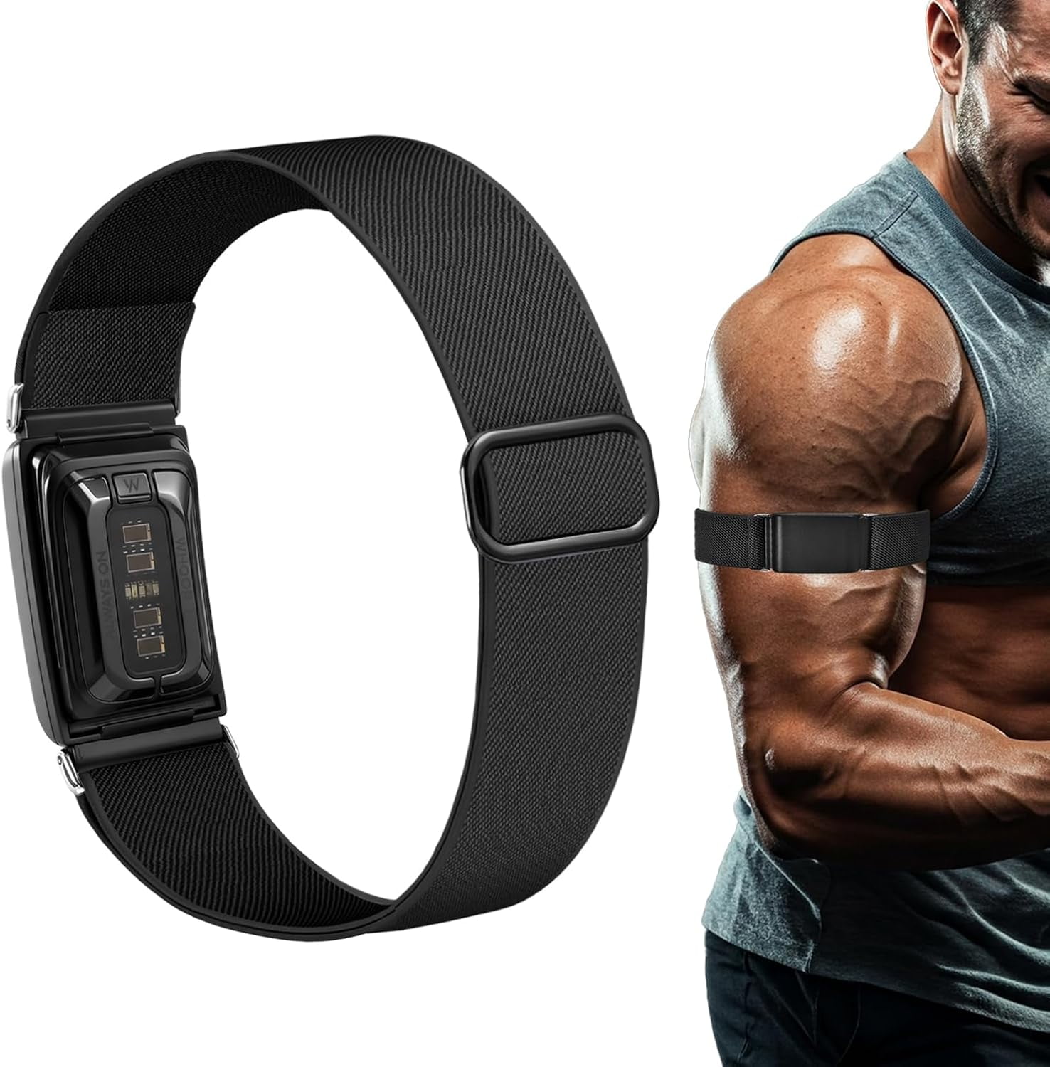Arm Bicep Nylon Bands Compatible with Whoop 5.0 One/Peak,Soft Stretchy ...