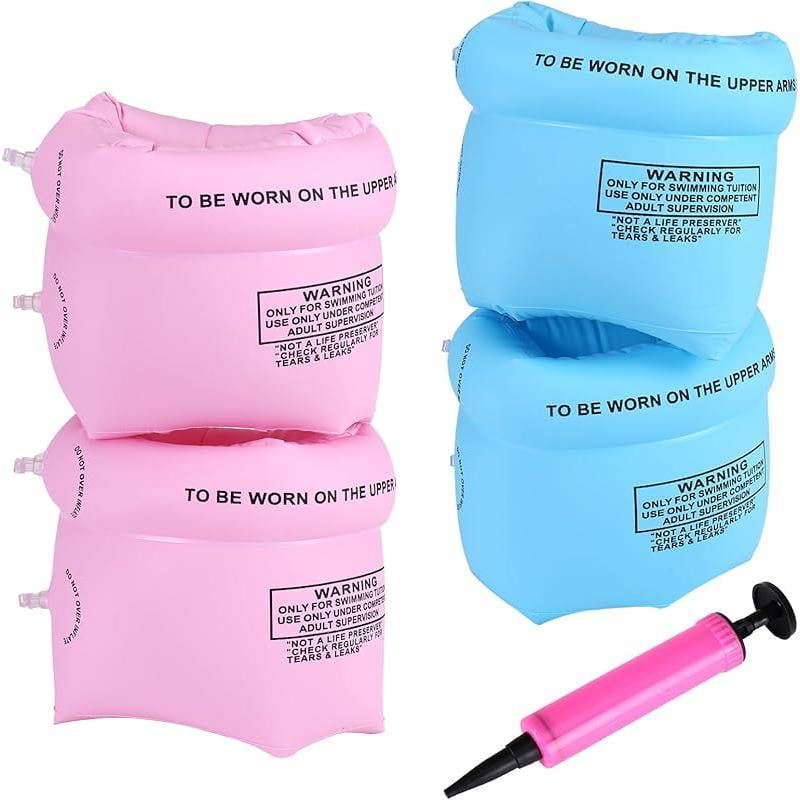 Arm Floaties Inflatable Swim Arm Bands Floater Sleeves Swimming Rings ...