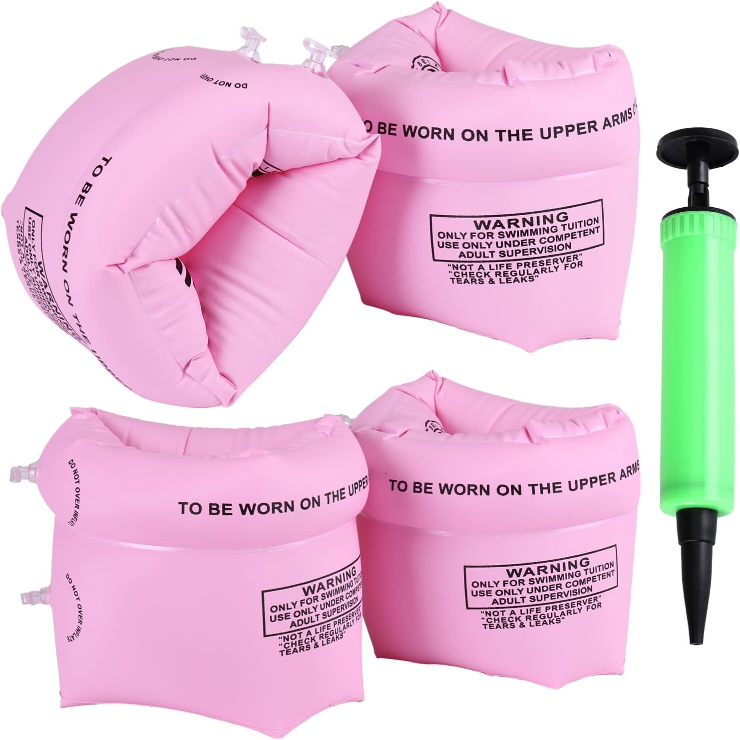 Arm Floaties Inflatable Swim Arm Bands Floater Sleeves Swimming Rings ...