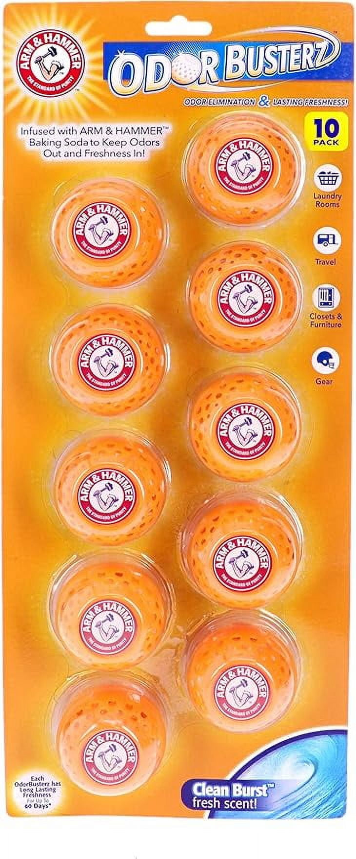 Arm & Hammer 10-Pack Odor Busterz Deodorizing Balls, 10 Count - Walmart.com