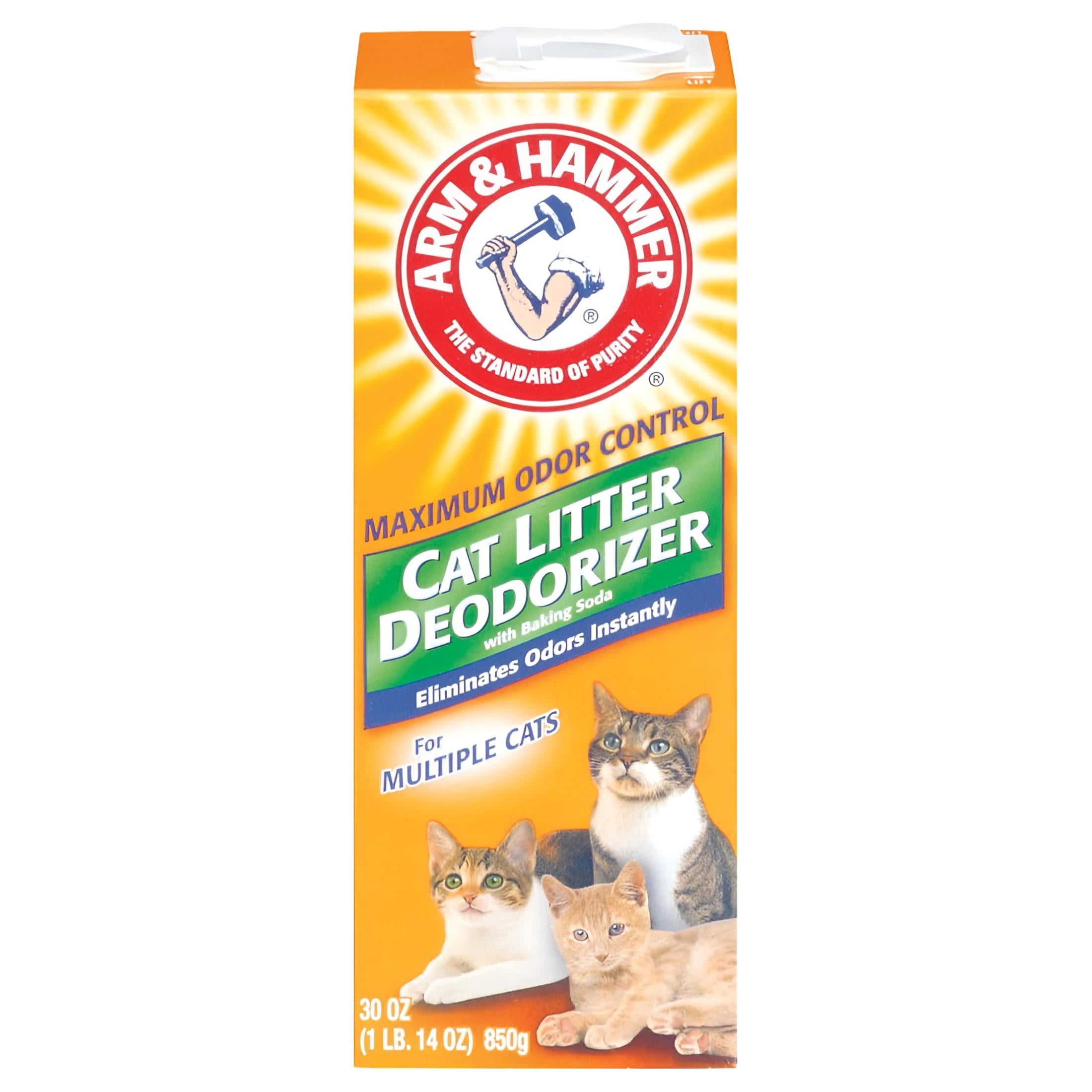 Arm & Hammer 15027 Cat Litter Deodorizer Powder, 30 oz, Box - Walmart.com