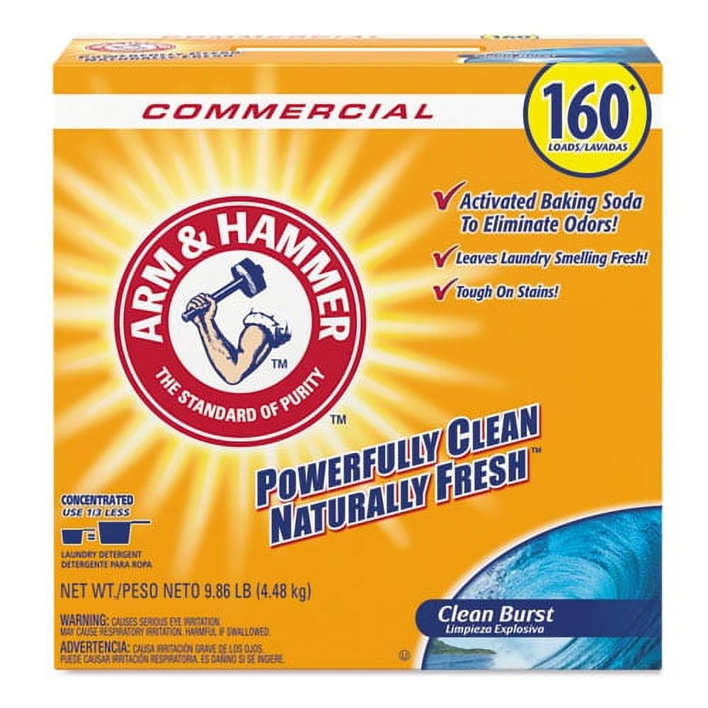 Arm Hammer™-1PK Powder Laundry Detergent, Clean Burst, 9.86 Lb Box, 3 ...