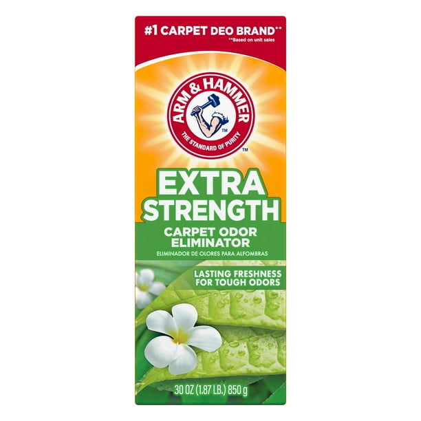 Arm & Hammer Extra Strength Carpet Deodorizer & Freshener, Odor Remover ...