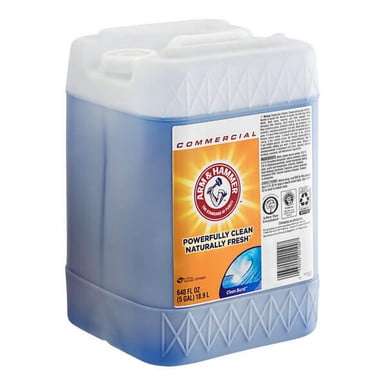 Arm & Hammer Clean Burst Liquid Laundry Detergent - 5 Gallon Bulk for ...