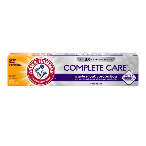Arm & Hammer Complete Care Fresh Mint Toothpaste, 6 oz - All-in-1 ...