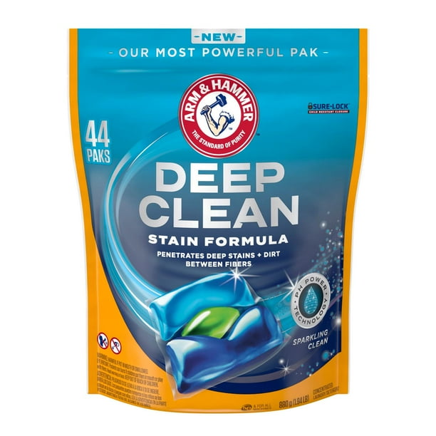 Arm & Hammer Deep Clean Stain Formula Sparkling Burst Laundry Detergent ...