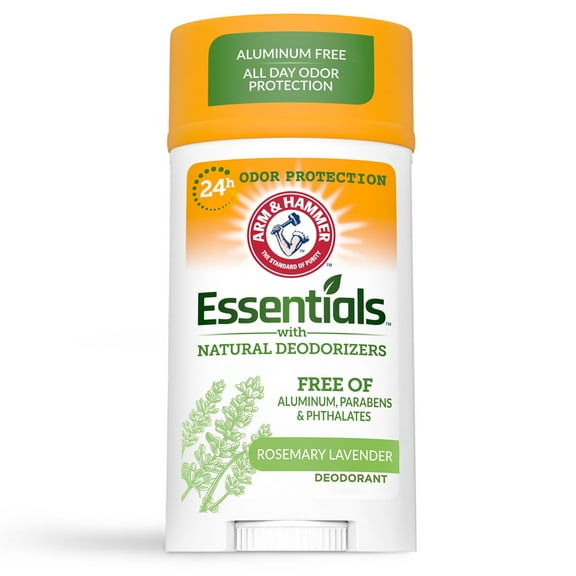 Arm & Hammer Essentials Natural Deodorant, Fresh, Aluminum-Free, 2.5 oz - Pack of 3 - Walmart.com