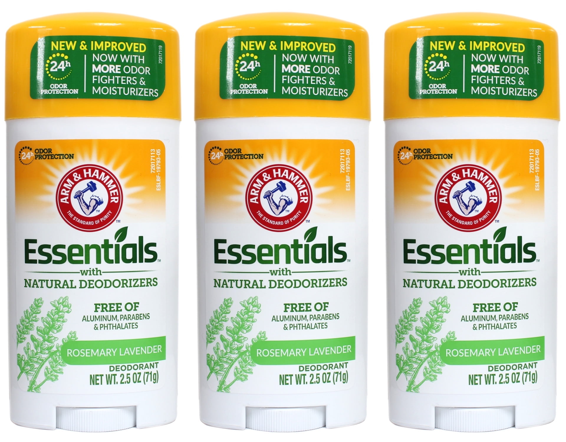 Arm & Hammer, Natural Deodorant, 2.5 oz, Fresh, 3pk - Walmart.com