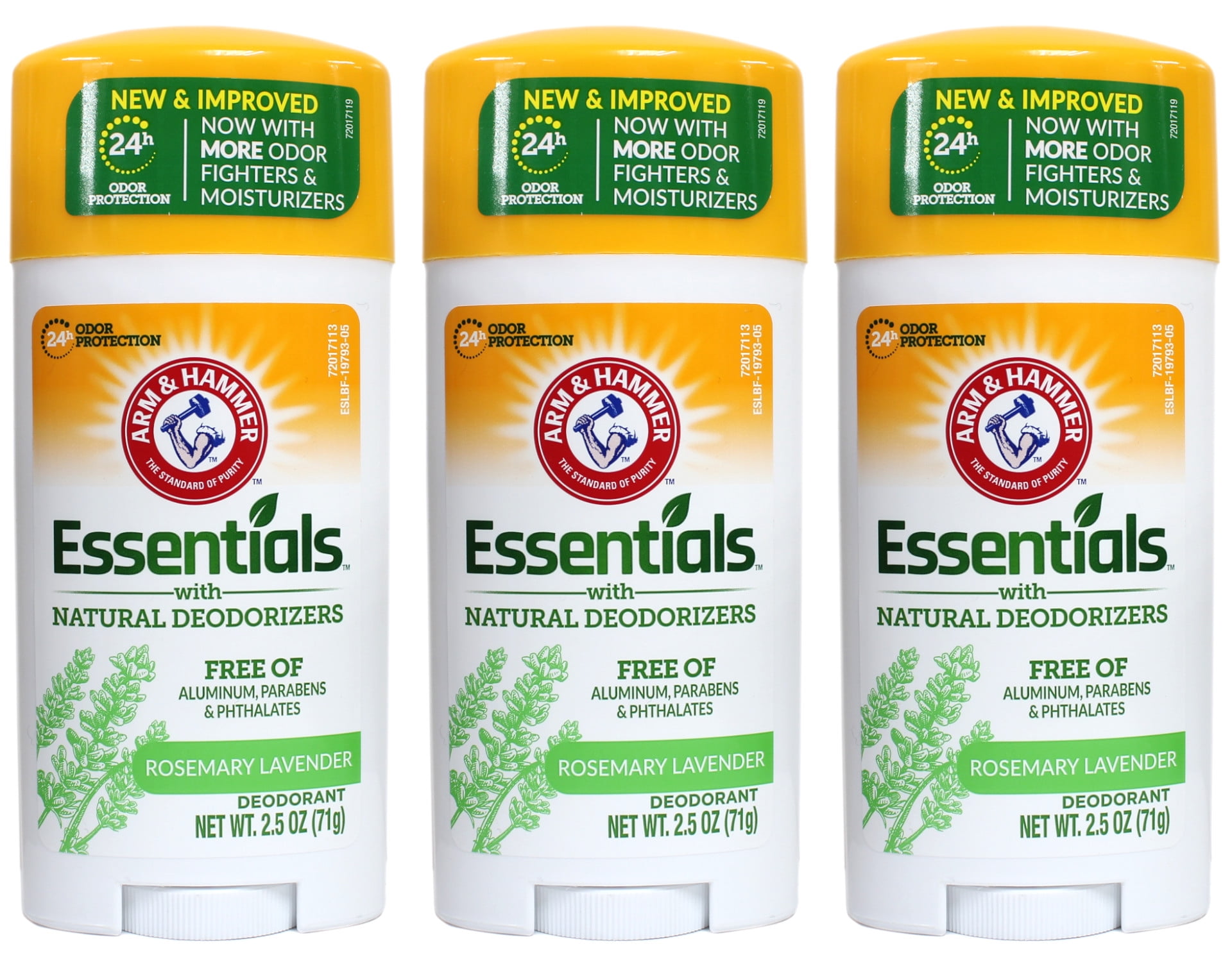 Arm & Hammer Essentials Natural Deodorant, Fresh, Aluminum-Free, 2.5 oz ...