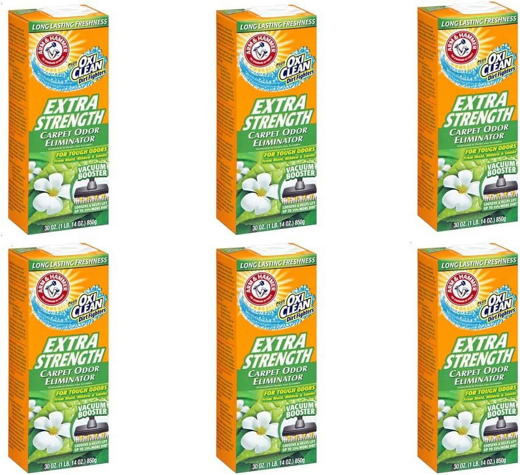 Arm & Hammer Extra Strength Odor Eliminator for Carpet and Room, 30 Ounce Pack of 6 by Arm ...