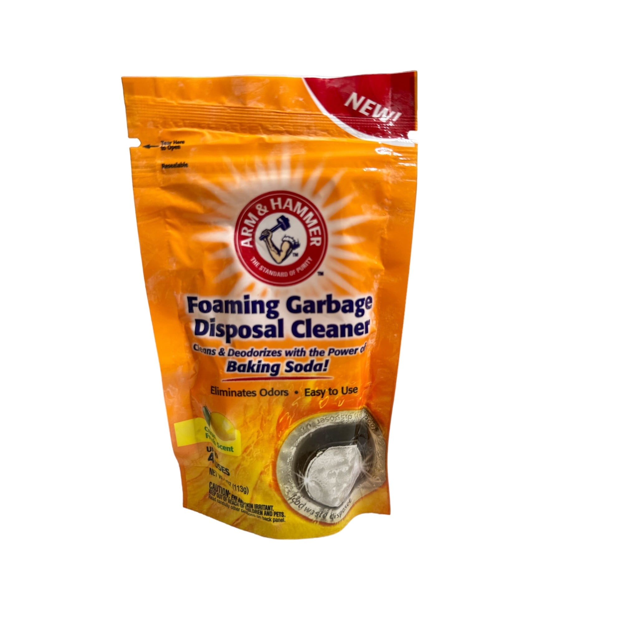 Arm & Hammer Foaming Garbage Disposal Cleaner 4 oz (3 PACK) - Walmart.com