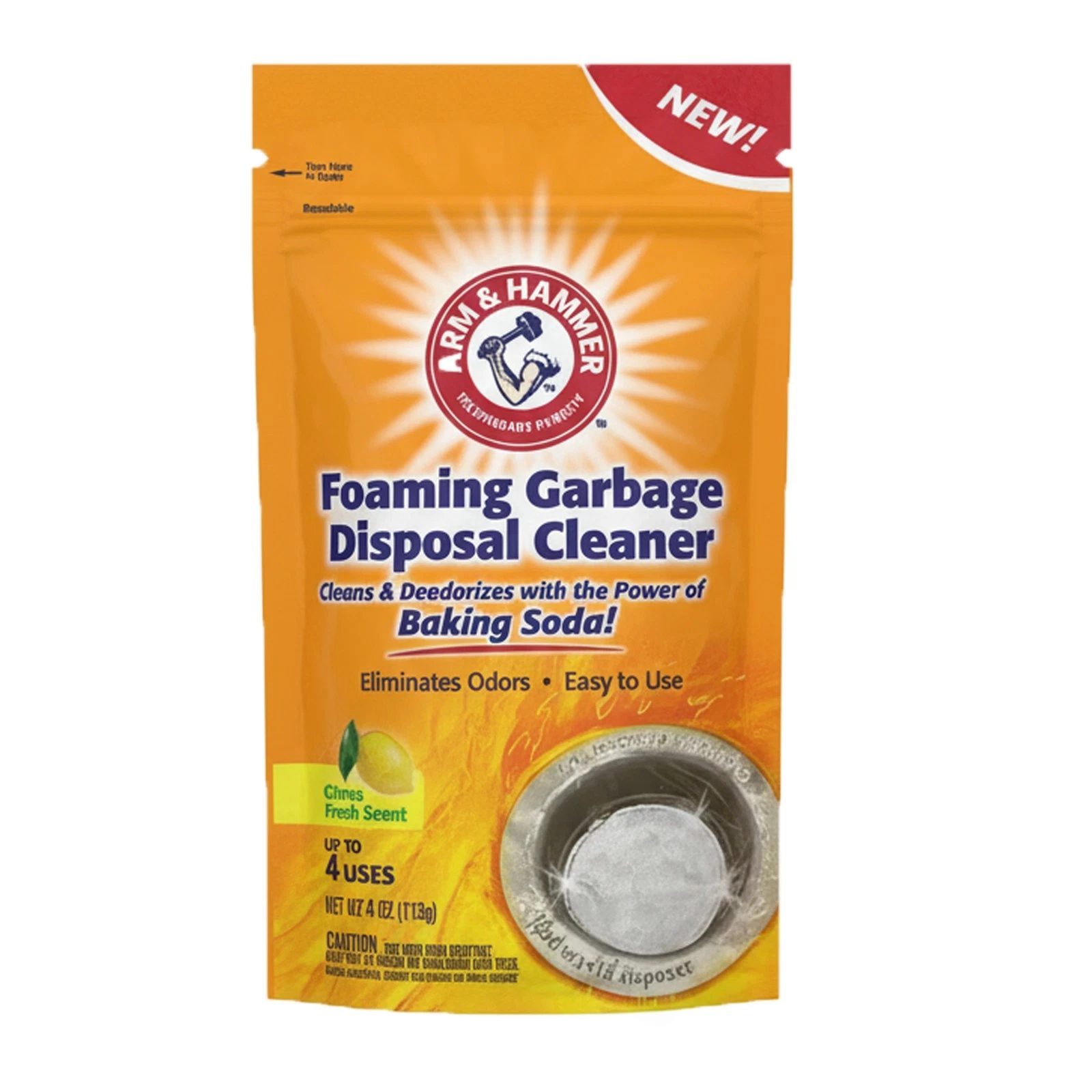 Arm & Hammer Foaming Garbage Disposal Cleaner 4 oz (6 PACK) - Walmart.com
