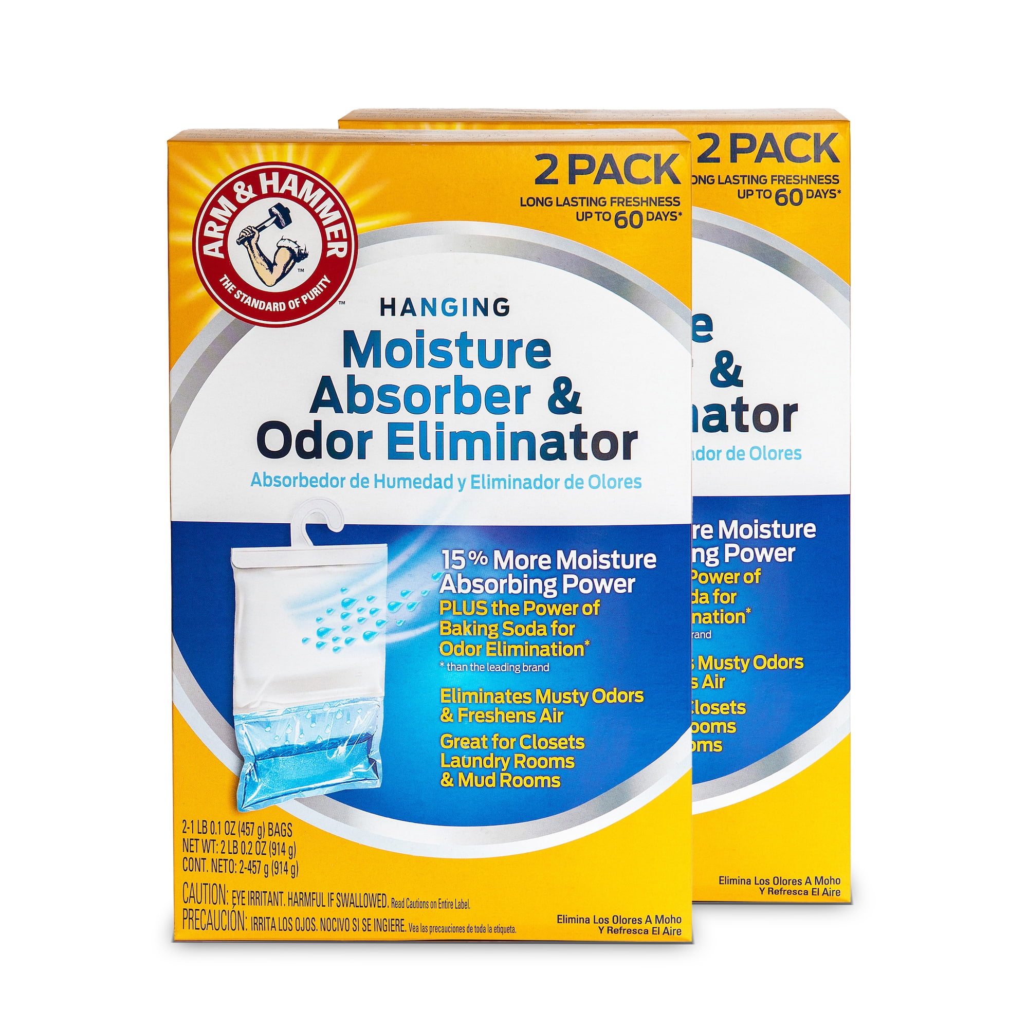 Arm & Hammer Fragrance Free Moisture Absorber and Odor Eliminator ...