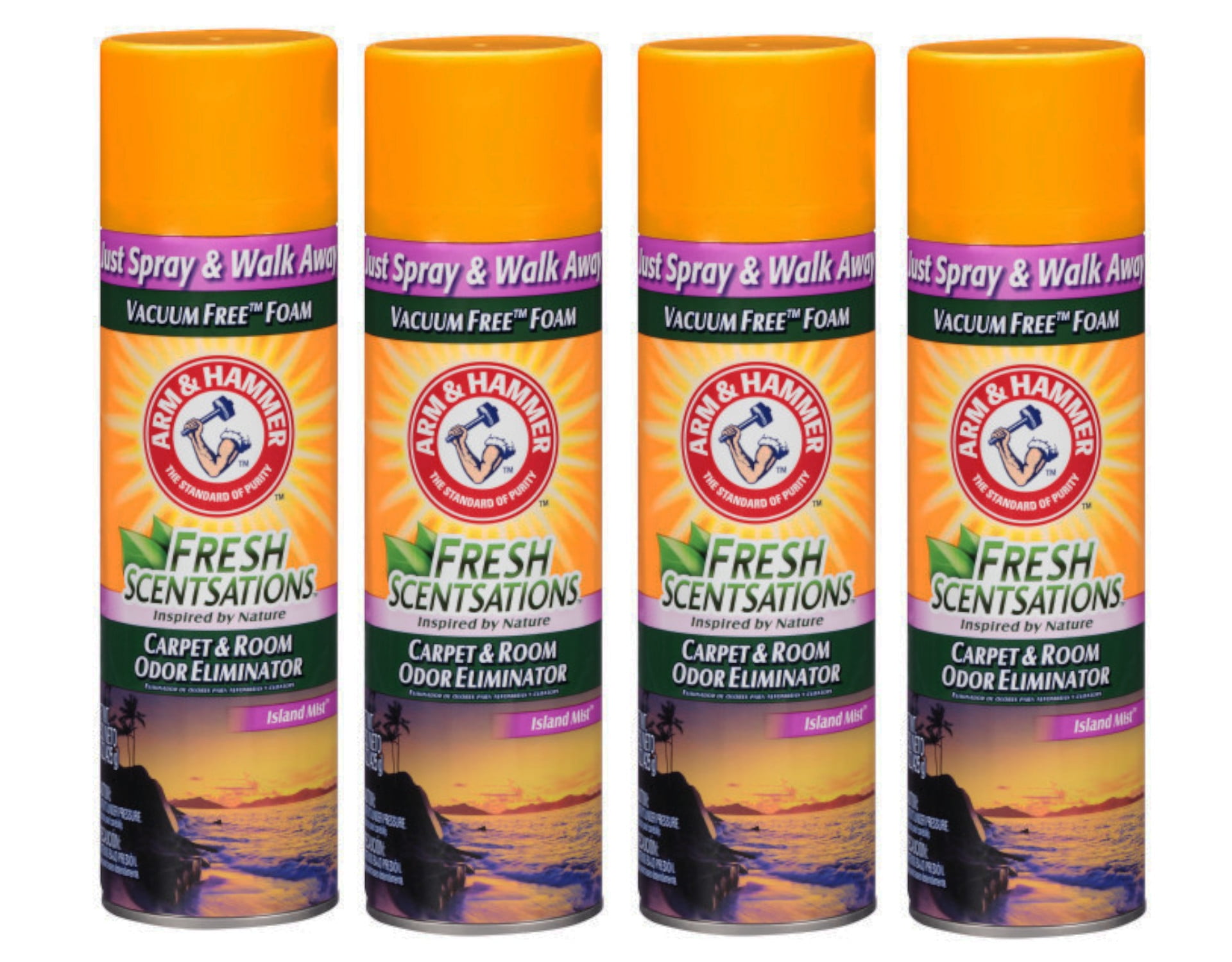 Arm & Hammer Fresh Scentsations Carpet & Room Odor Eliminator Vacuum ...