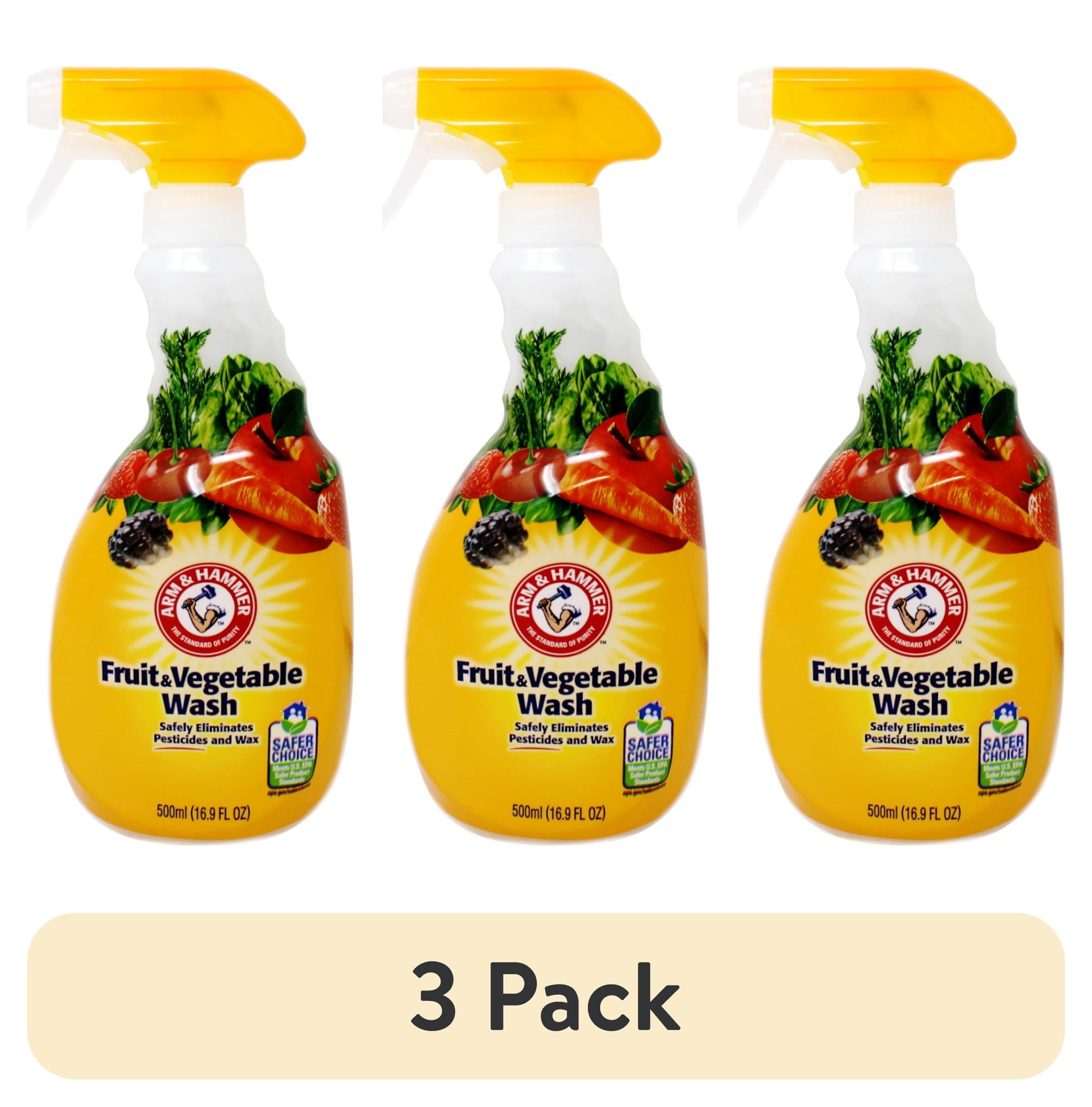 (3 pack) Arm & Hammer Fruit & Vegetable Wash, 16 oz, Pack of 1 ...
