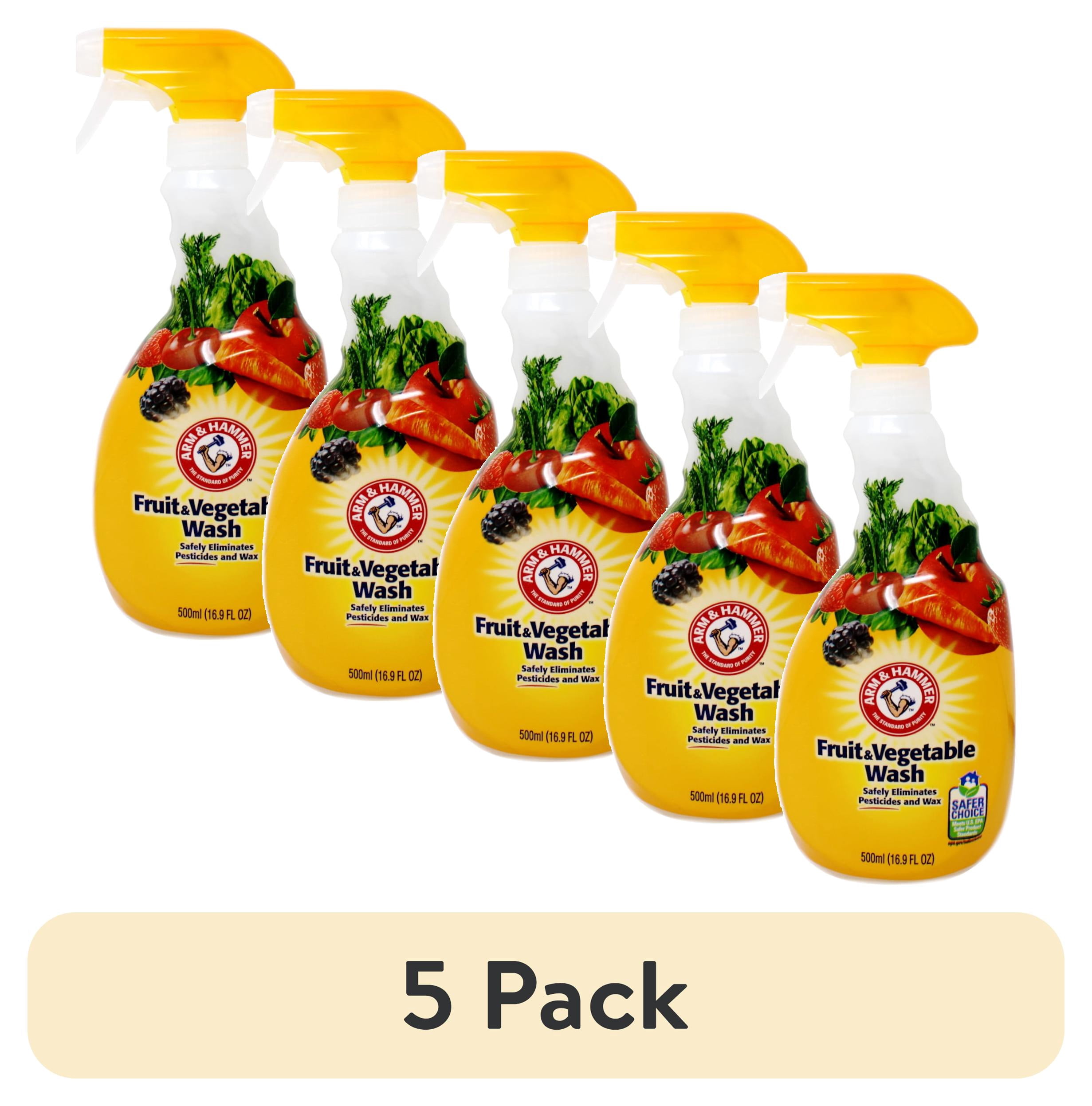 (5 pack) Arm & Hammer Fruit & Vegetable Wash, 16 oz, Pack of 1 ...