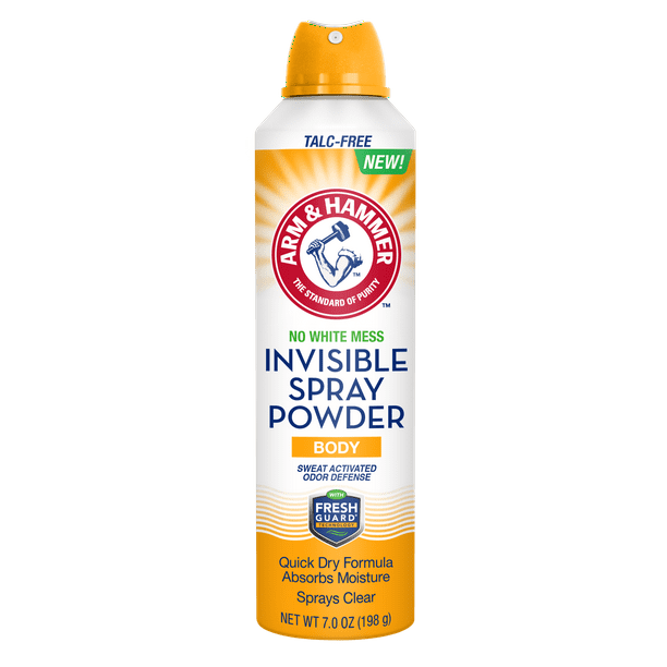 Arm & Hammer Invisible Odor Defense Body Powder Spray, 7 oz - Walmart ...
