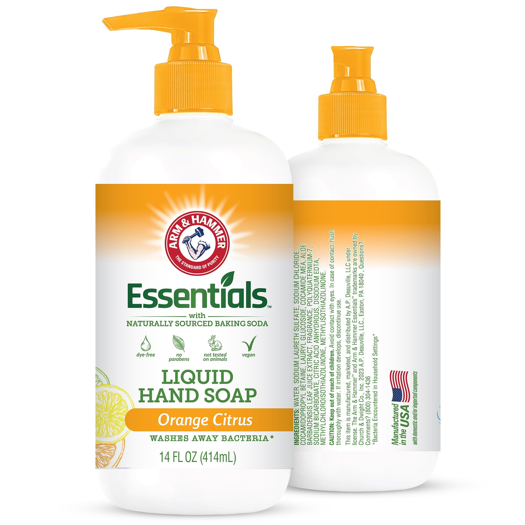 Arm & Hammer Liquid DMF15 Hand Soap for Skin Cleaning - Cleanser for ...