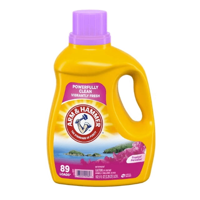 Arm & Hammer 2X Concentrated Liquid Laundry Detergent, 102.5-fl oz ...