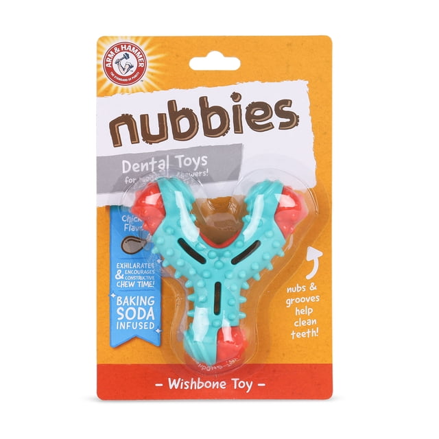 Arm & Hammer: Nubbies WishBone Dental Toy for Dogs - Walmart.com