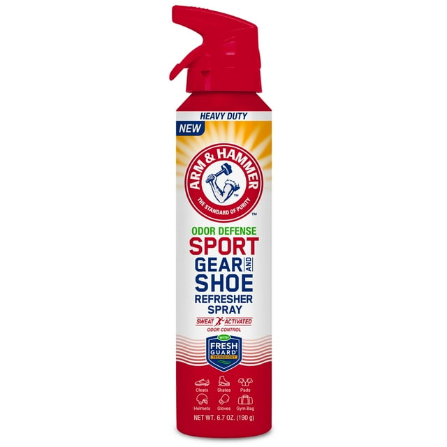 Arm & Hammer Odor Defense Sport Gear & Shoe Refresher Spray 6.7 oz ...