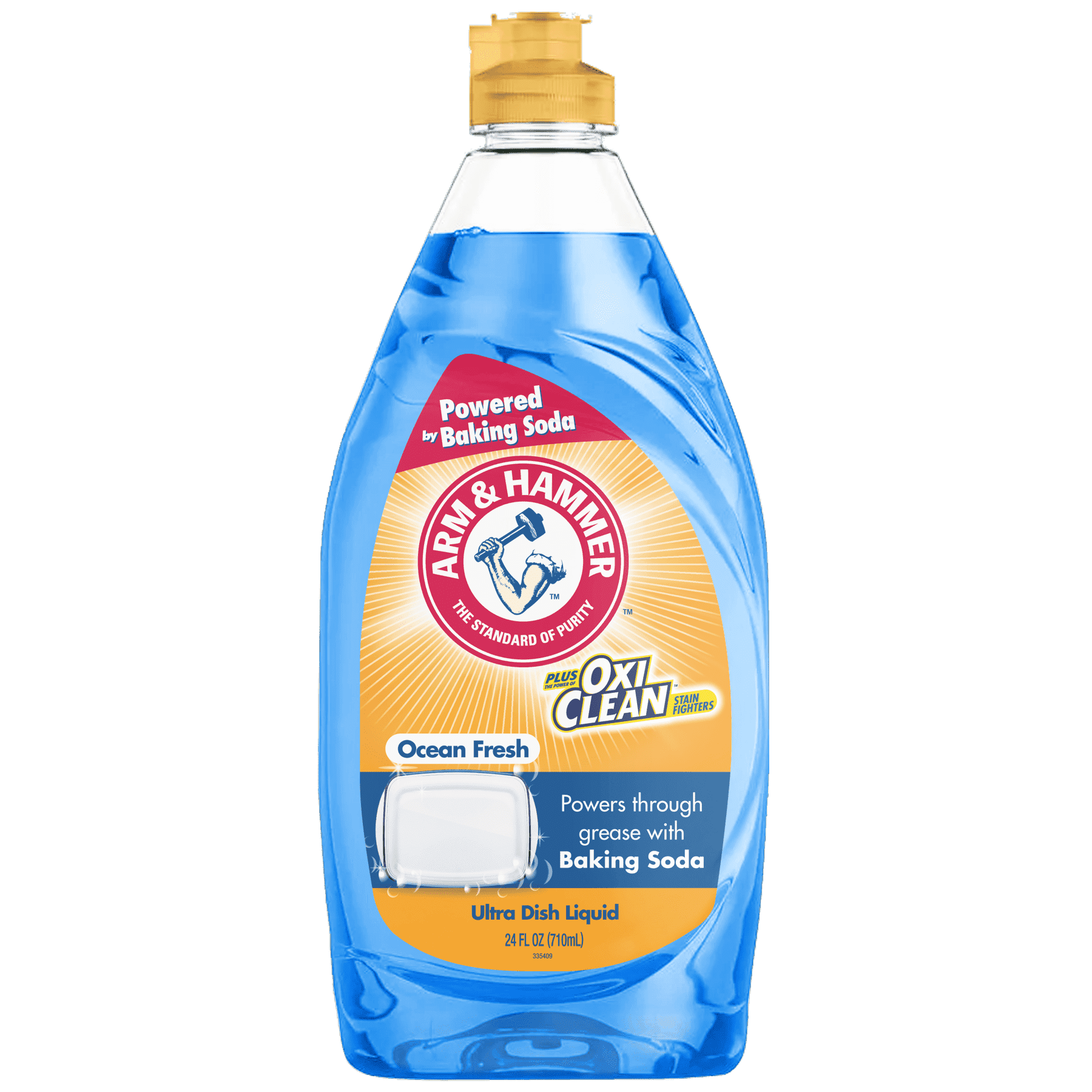 Arm & Hammer + Oxi Clean Ultra Dish Liquid Soap, Ocean Fresh, 24 oz ...