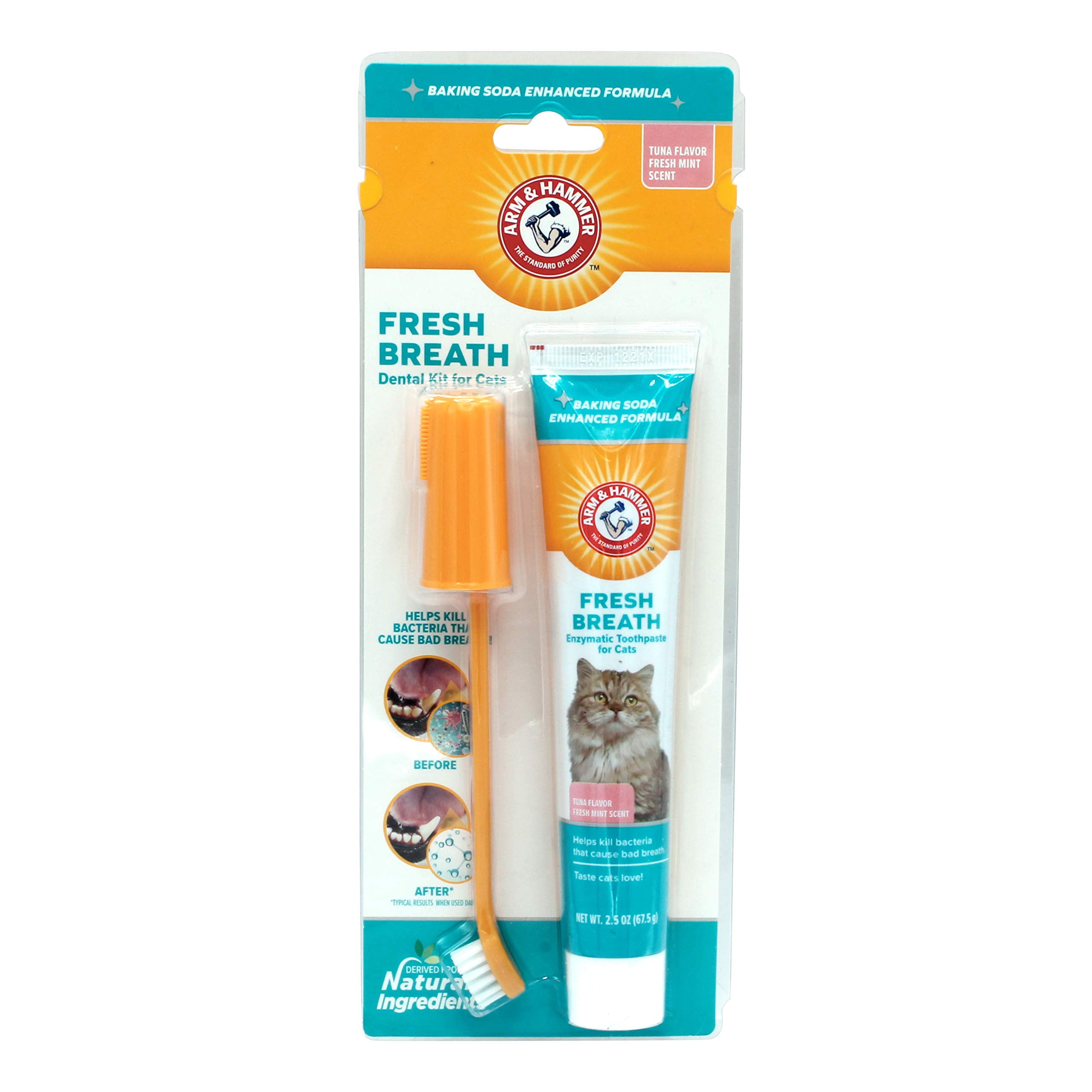 Arm & Hammer for Pets Dental SMRKit for Cats | Eliminates Bad Breath ...