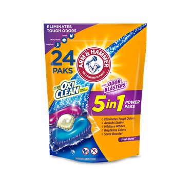 Arm & Hammer plus OxiClean 5-in-1 Power Paks, 17 Count (Packaging may vary) - Walmart.com