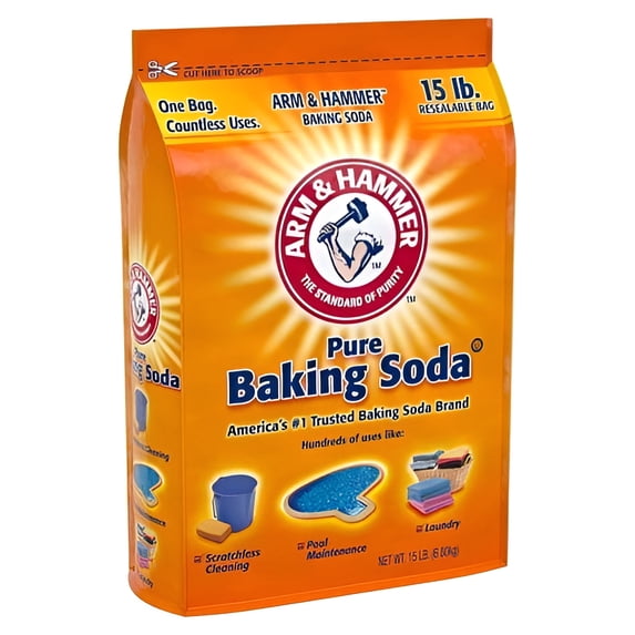 ARM & HAMMER, Baking Soda, 15 lbs, Household Cleaner - Walmart.com