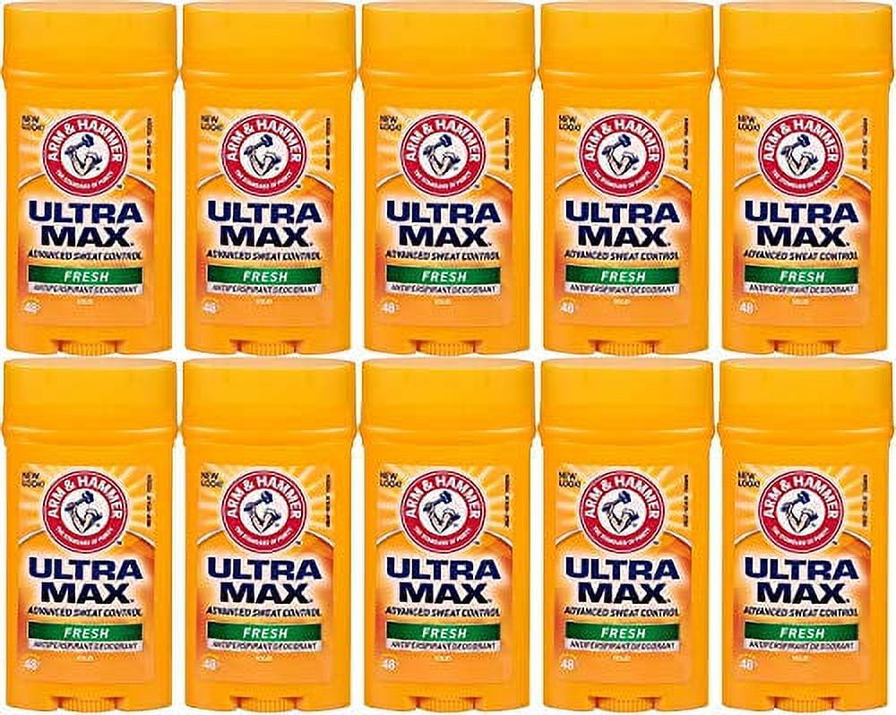 ARM & HAMMER Ultra Max Invisible Solid Antiperspirant Deodorant, Fresh ...