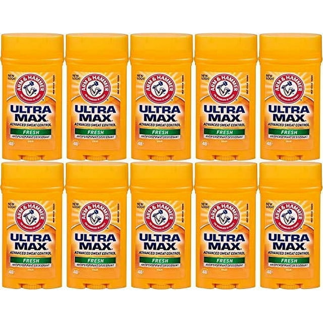 Arm & Hammer Ultra Max Fresh Antiperspirant Deodorant, Invisible Solid ...