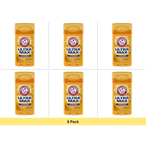 Arm & Hammer Ultramax Antiperspirant Deodorant for Men, Invisible Solid ...