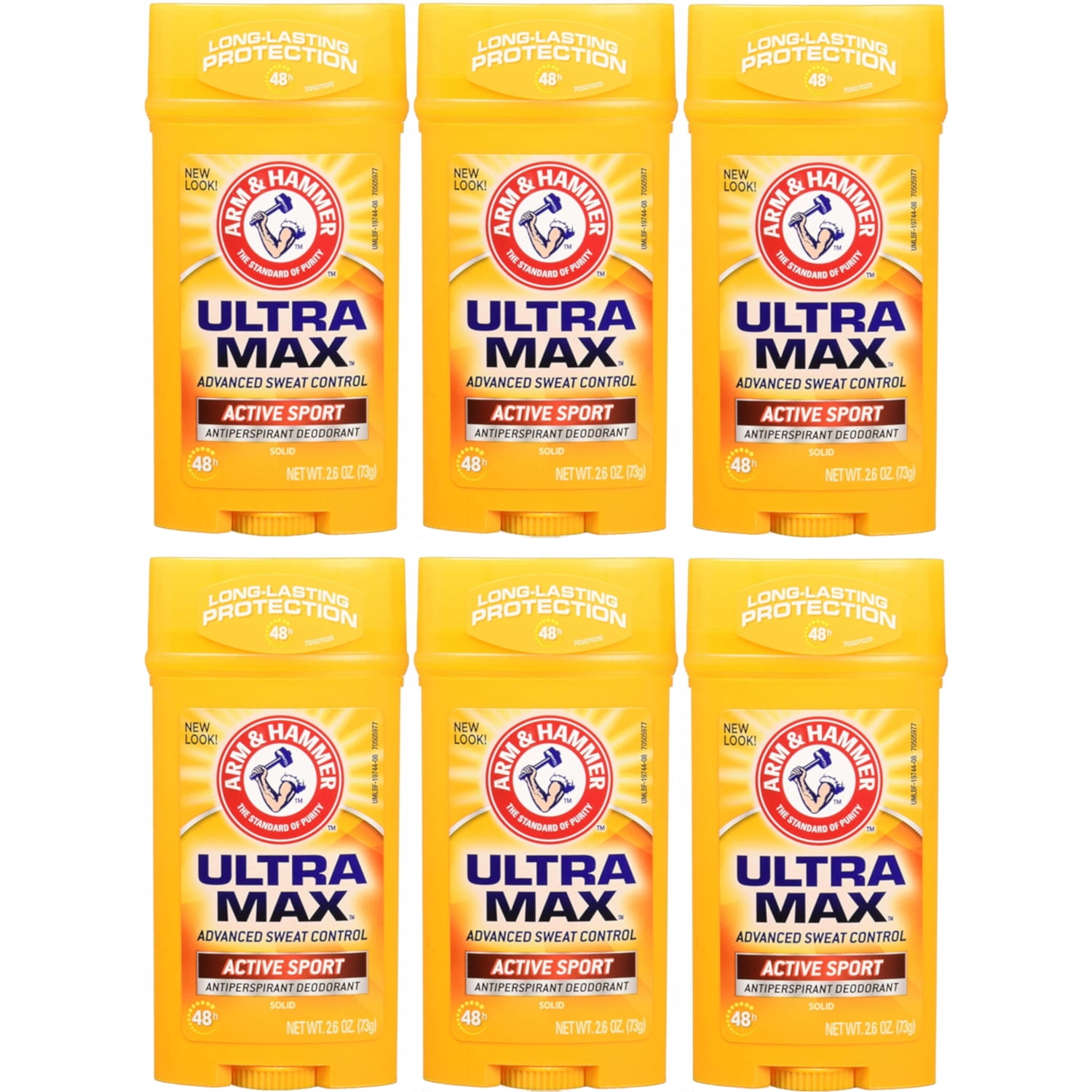 Arm & Hammer Ultramax Active Sport Men's Antiperspirant Deodorant Solid ...