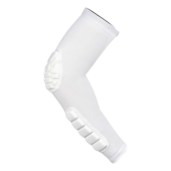 Arm Padded Elbow Forearm Sleeves Compression Arm Protective Sleeve ...