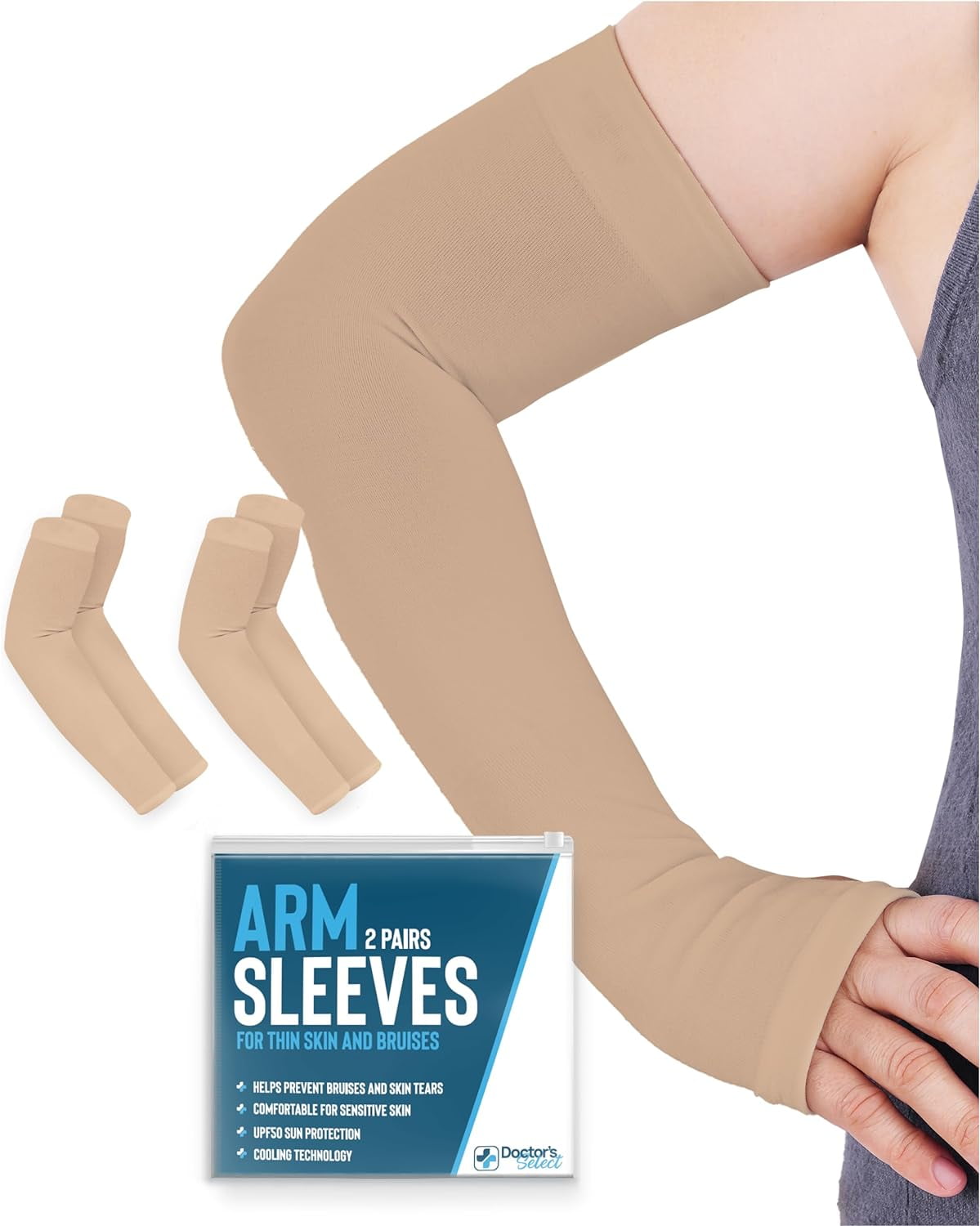 Arm Protectors for Thin Skin and Bruising for Women and Men - 2 Pairs ...