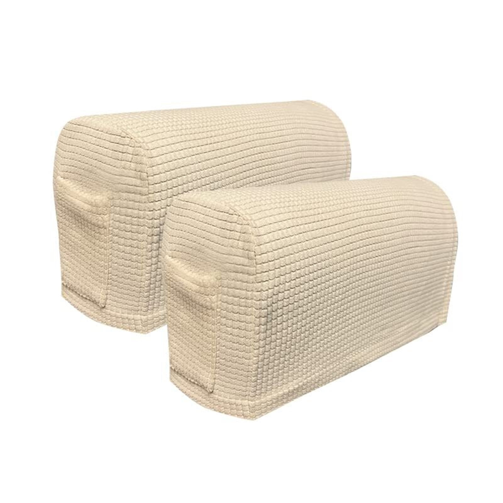 Arm Rest Covers Set, Pack of 4 Stretch Armchair Arm Covers Soft ...