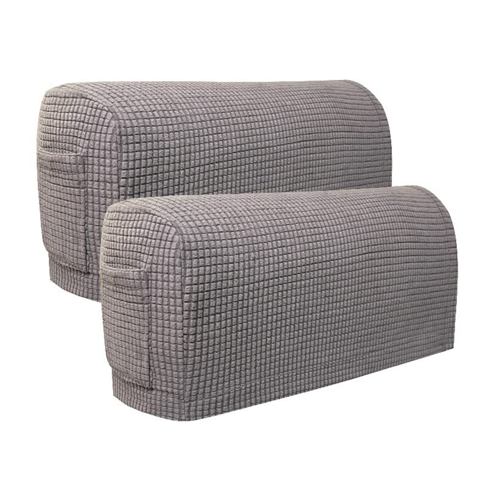 Arm Rest Covers Set, Pack of 4 Stretch Armchair Arm Covers Soft ...