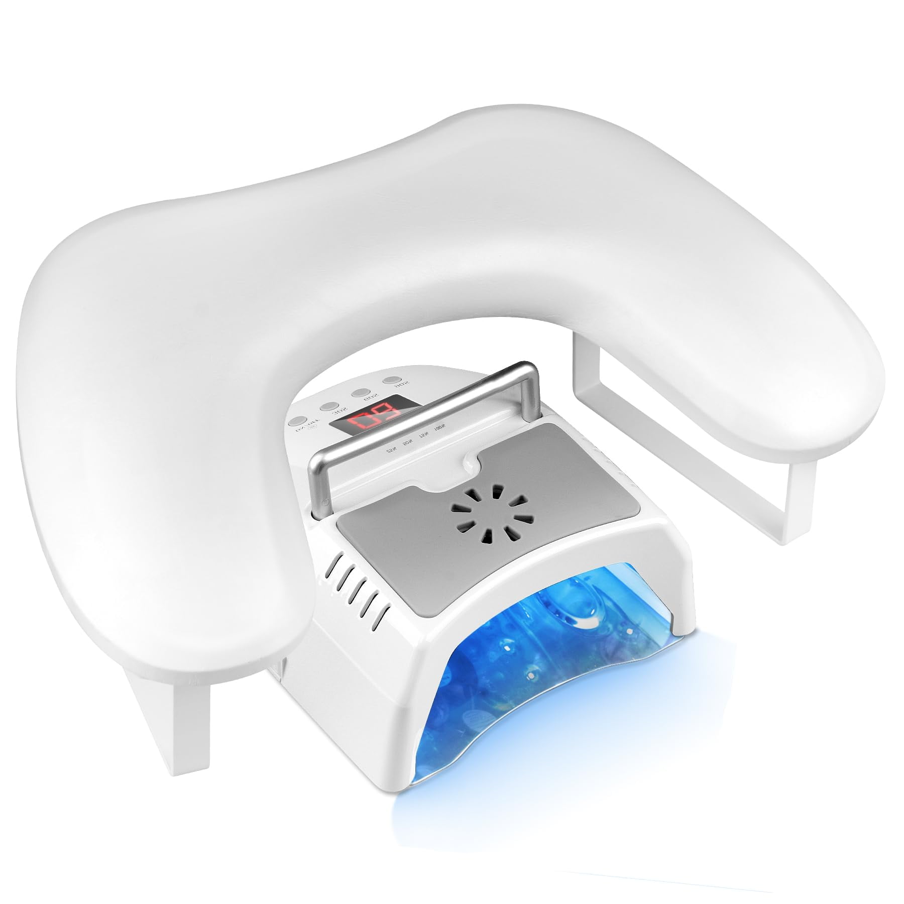 Arm Rest for Nails Tech, U-shaped Manicure Nail Arm Rest Microfiber PU ...