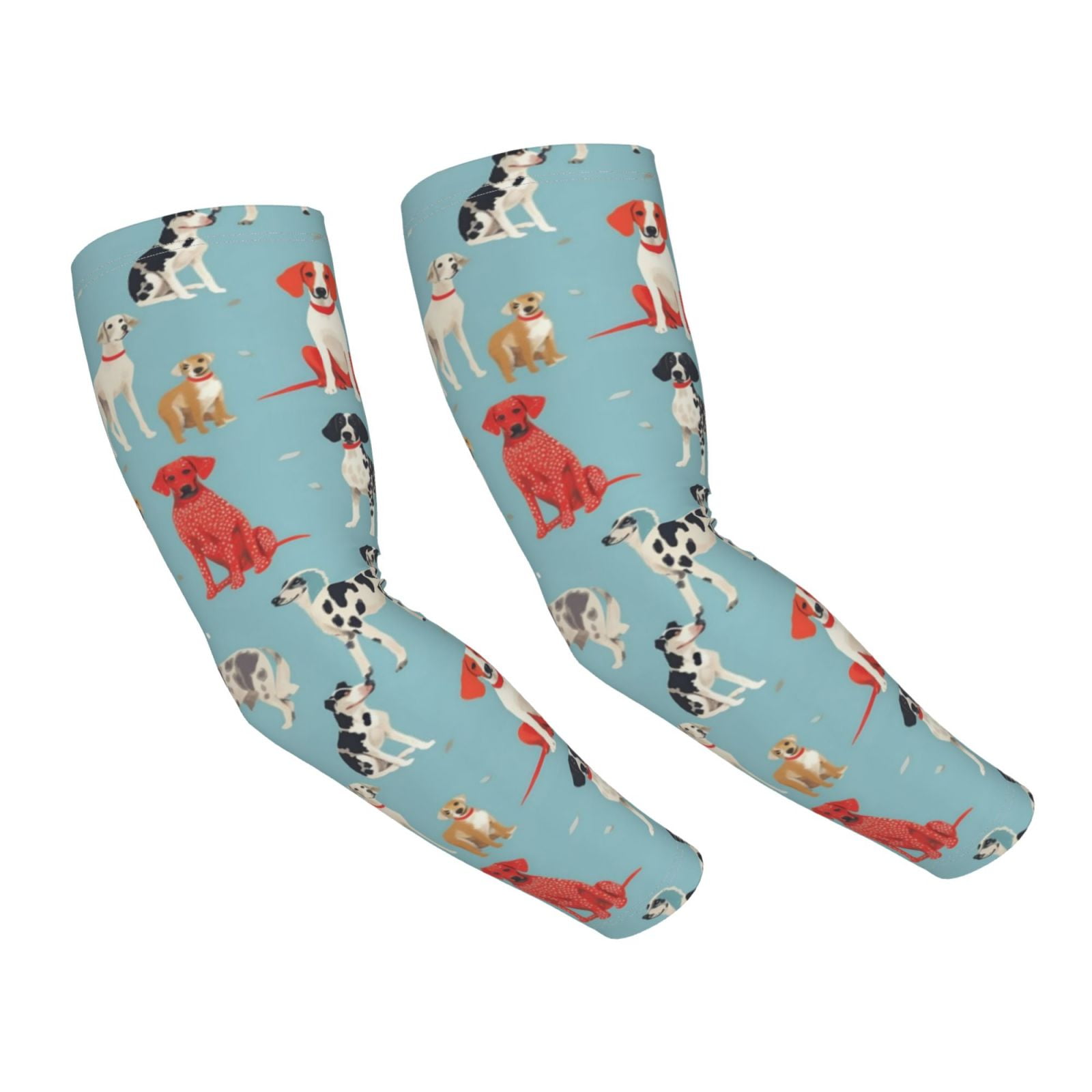 Arm Sleeves For Men/Women, Animal Dog Sun Protection Cooling ...