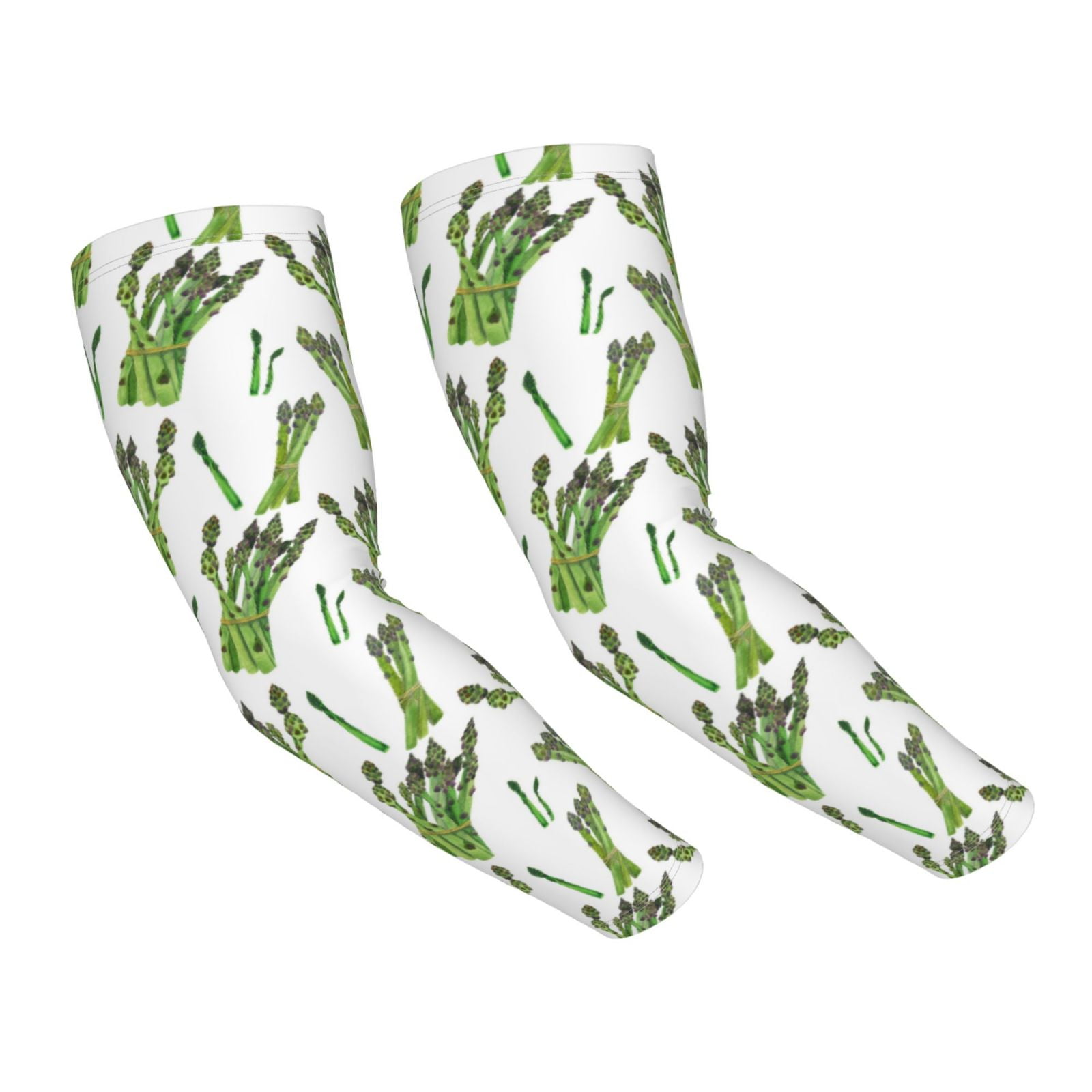 Arm Sleeves For Men/Women, Asparagus Pattern Sun Protection Cooling ...