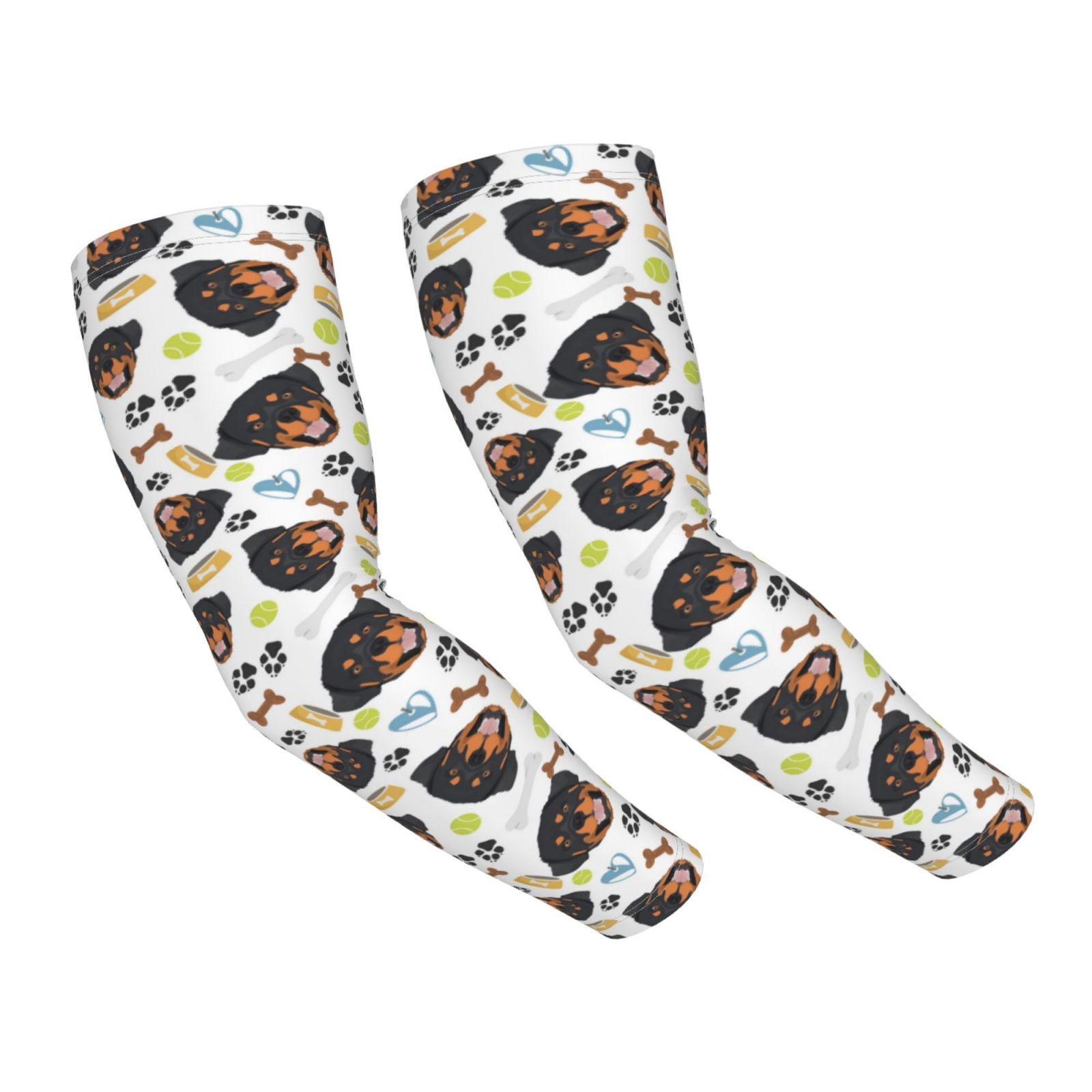 Arm Sleeves For Men/Women, Cool Rottweiler Sun Protection Cooling ...