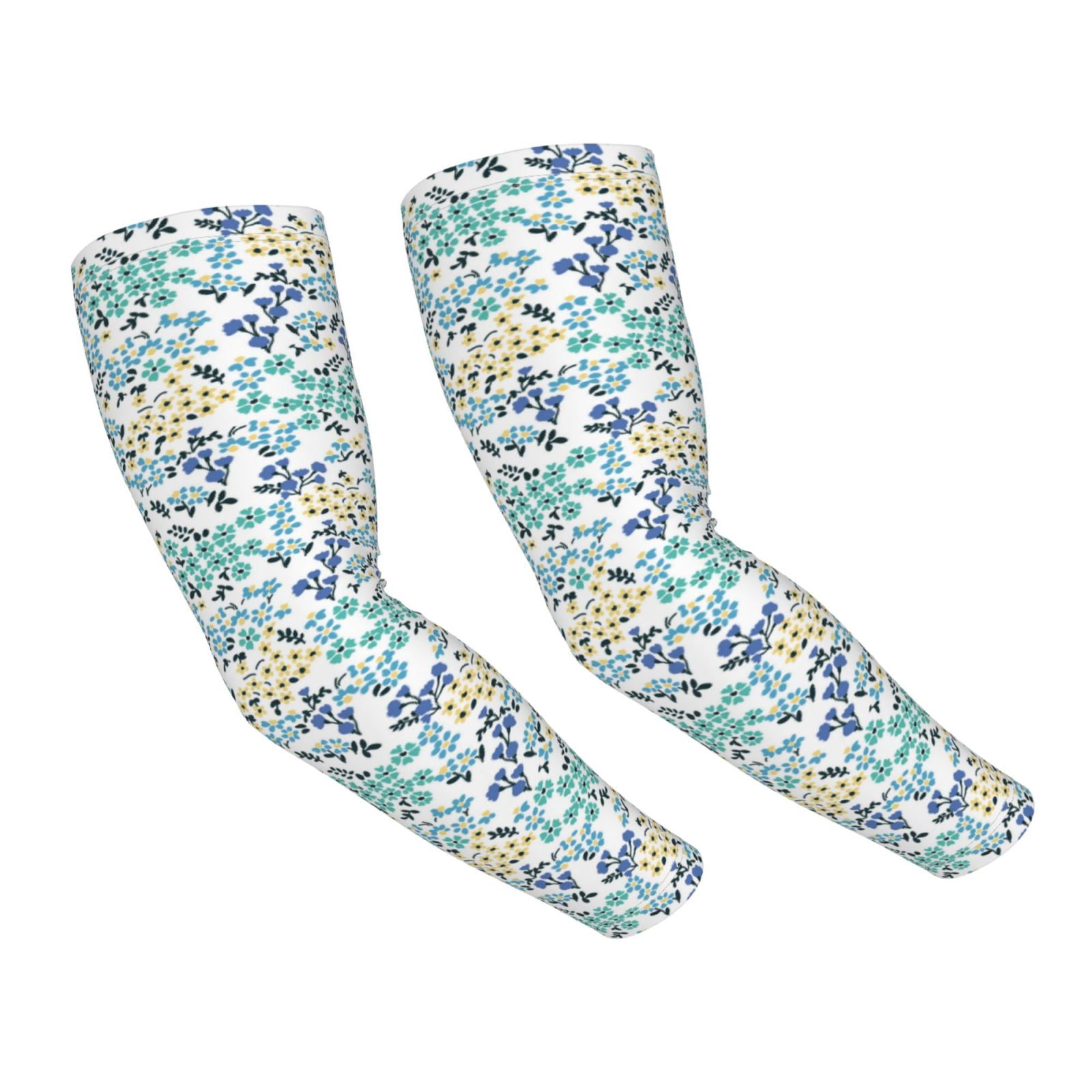 Arm Sleeves For Men/Women, Cute Floral Sun Protection Cooling Sports ...